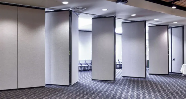 Sliding Paired Partition Wall Movable Spaces Office Room Partition ...