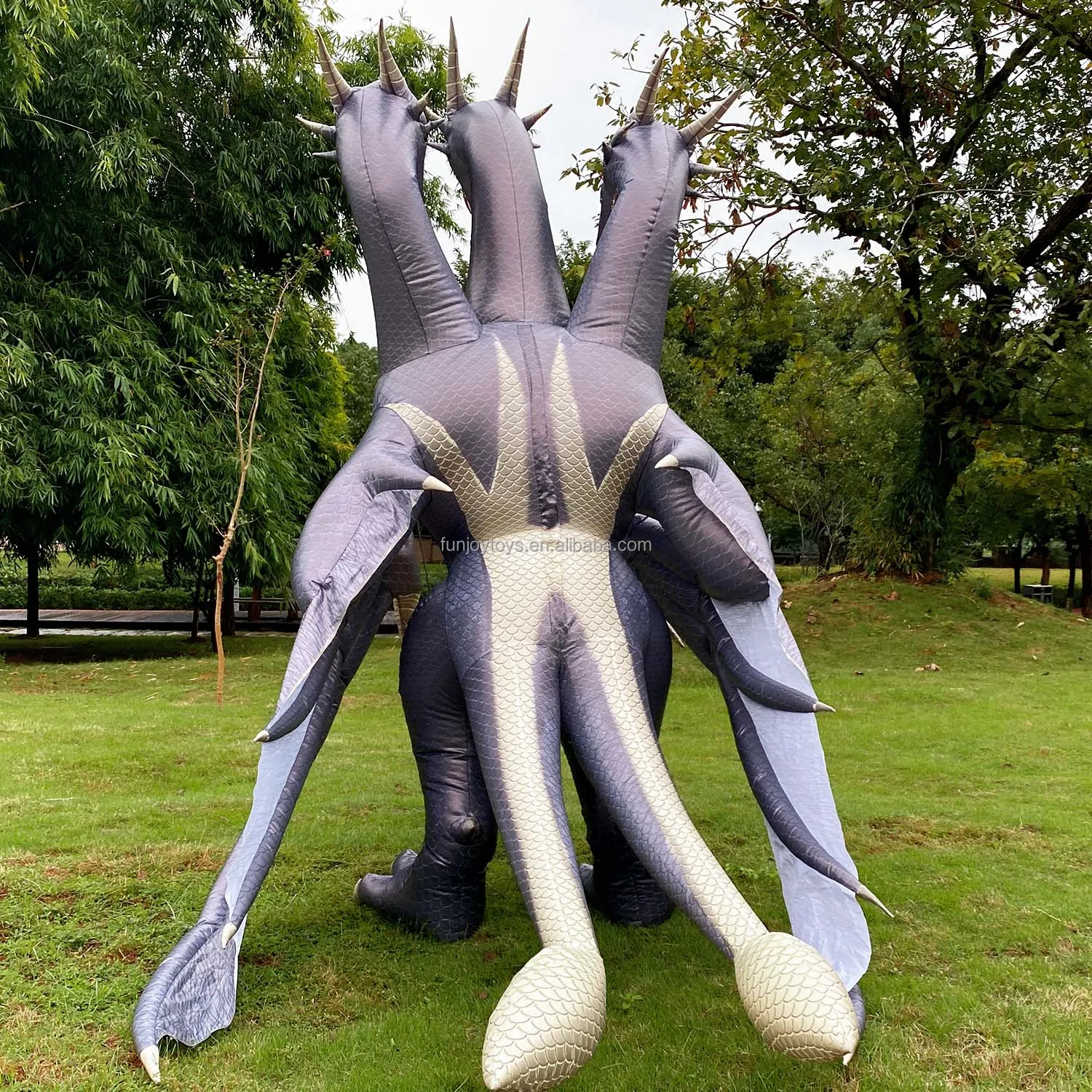 Three-headed Dragon Inflatable Ghidorah Costume for Halloween