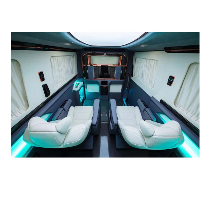 Luxury Customized Vip Auto Interiors Car Partitions Mercedes Sprinter ...