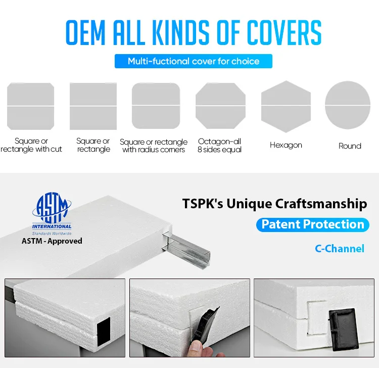 Tspk Custom Made Outdoor Waterproof Foldable Pu With Esp Foam ...