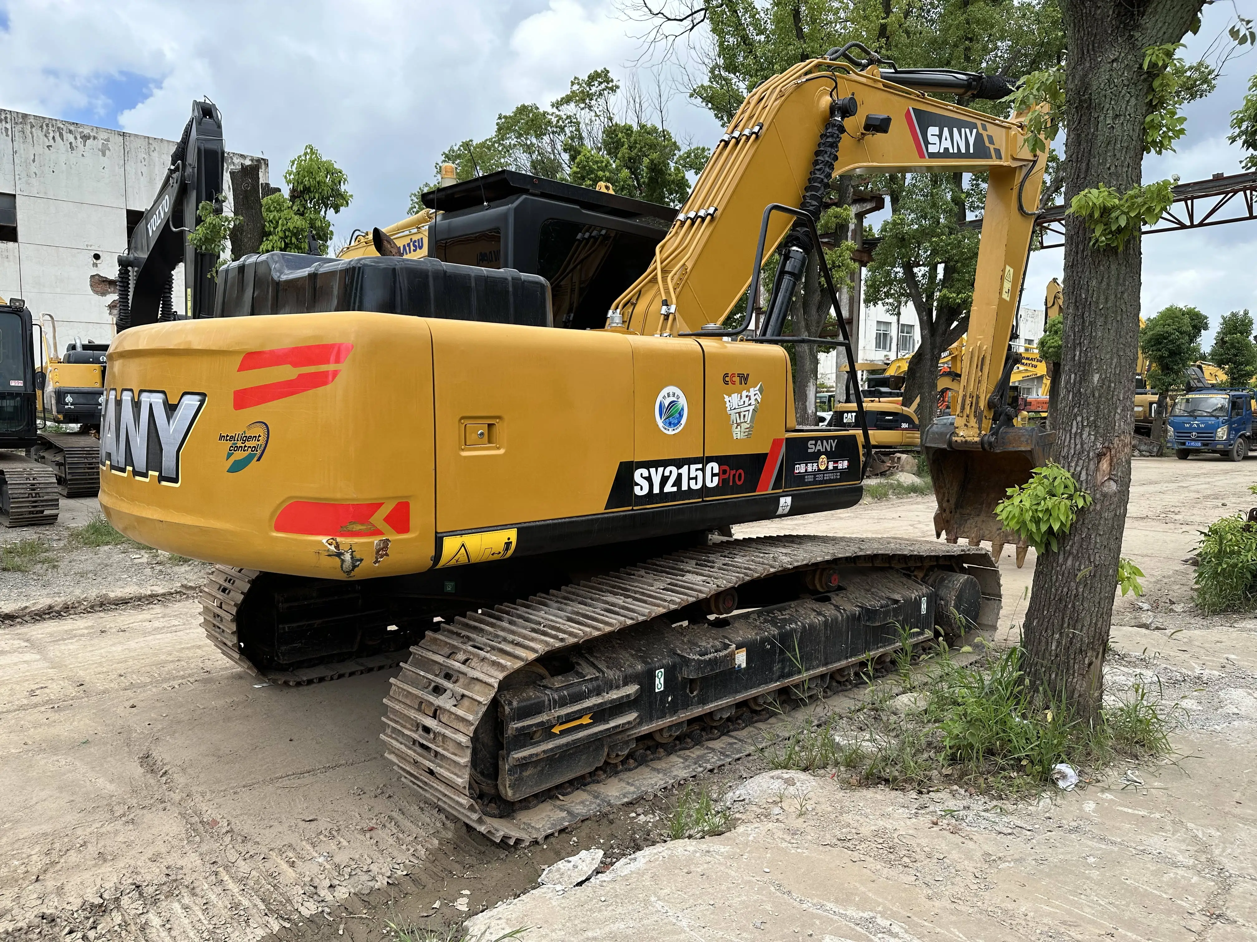 Original Paint Used Excavator Sany 215c In Good Condition 21 Ton China ...