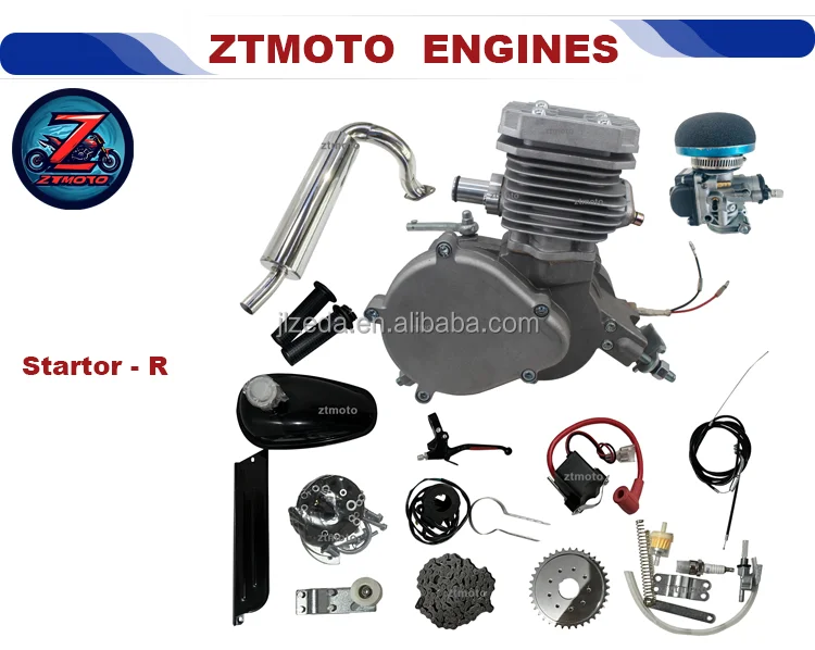 Best motorized bicycle part 2 stroke 52mm engine kit 85cc CNC intake ...