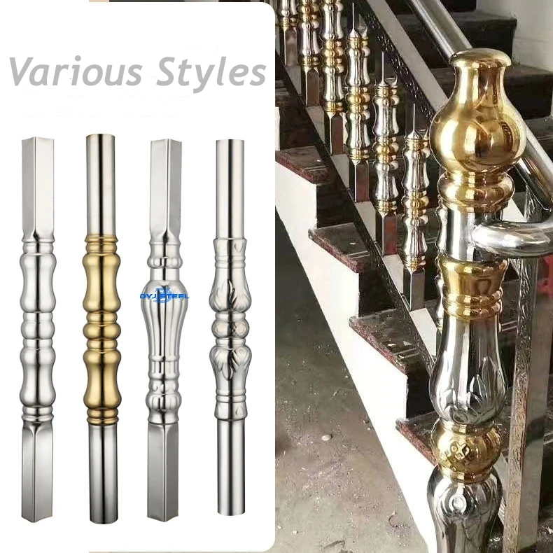 Fashion Molden Style Stair Railings Stainless Steel Stair Handrail ...