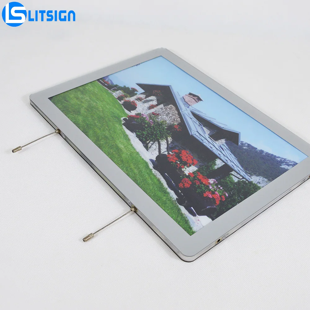 A3 A4 LED Digital Window Display & Acrylic Showcase for Real Estate, OEM