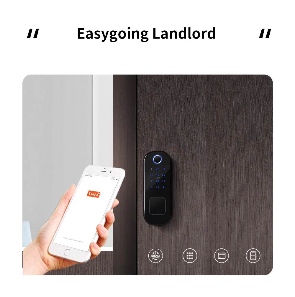Outdoor Smart Digital Lock by Tuya Ttlock WiFi-enabled Smart Door Lock ...