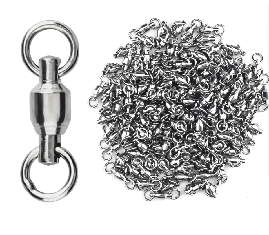 Stainless Steel Ball Bearing Swivel With Solid Ring Fishing - Buy ...