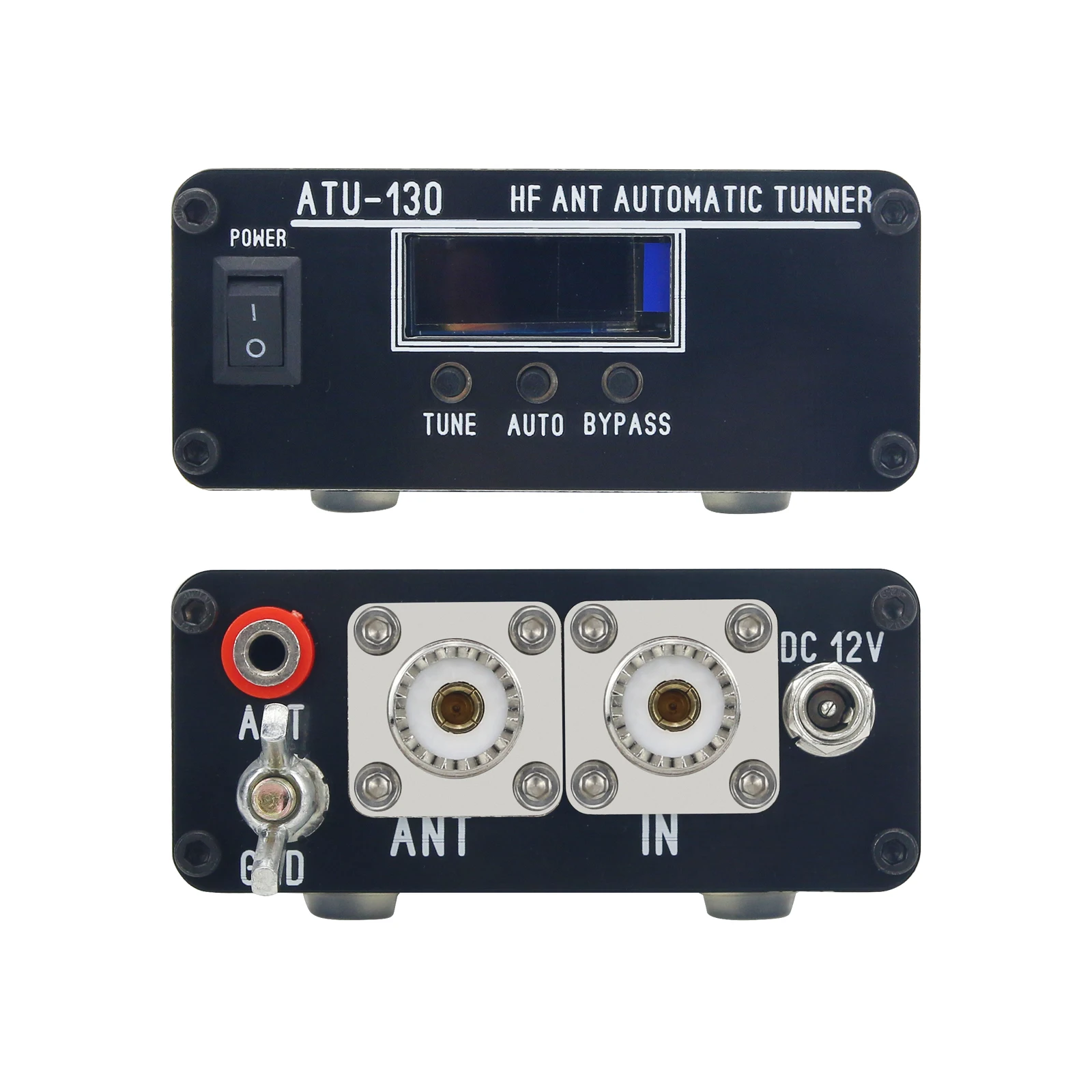 Atu-130 200w Hf Automatic Antenna Tuner 3.5-54mhz Shortwave Antenna ...