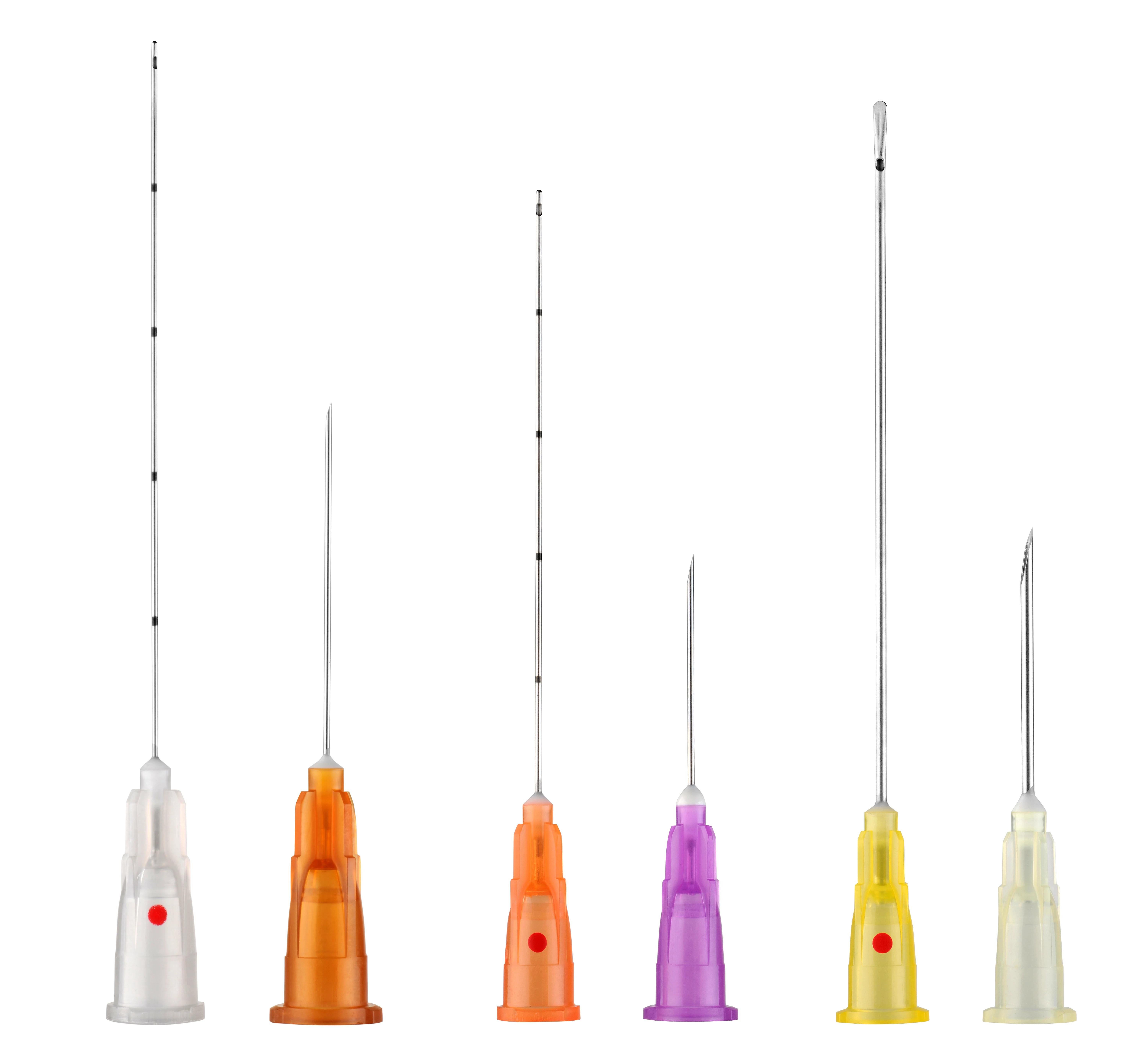 14G-30G Blunt Tipped Microcannula with CE ISO 510K Certification