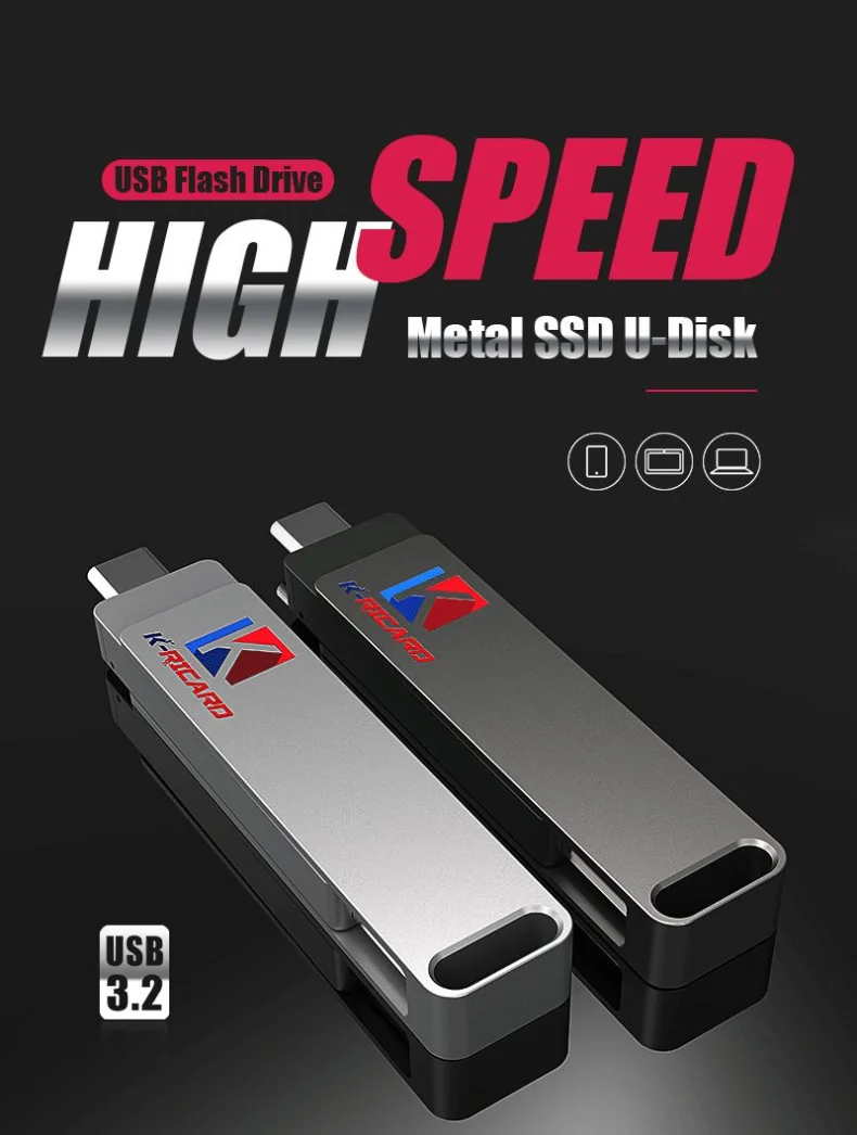 Customizable Usb3.0 Micro Otg 128gb 256gb 512gb Memory Stick U Disk Usb ...