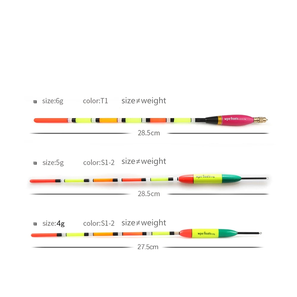 Fishing Float Short Leg Long Tail 4g 5g 6g 27.5cm/28.5cm Balsam ...
