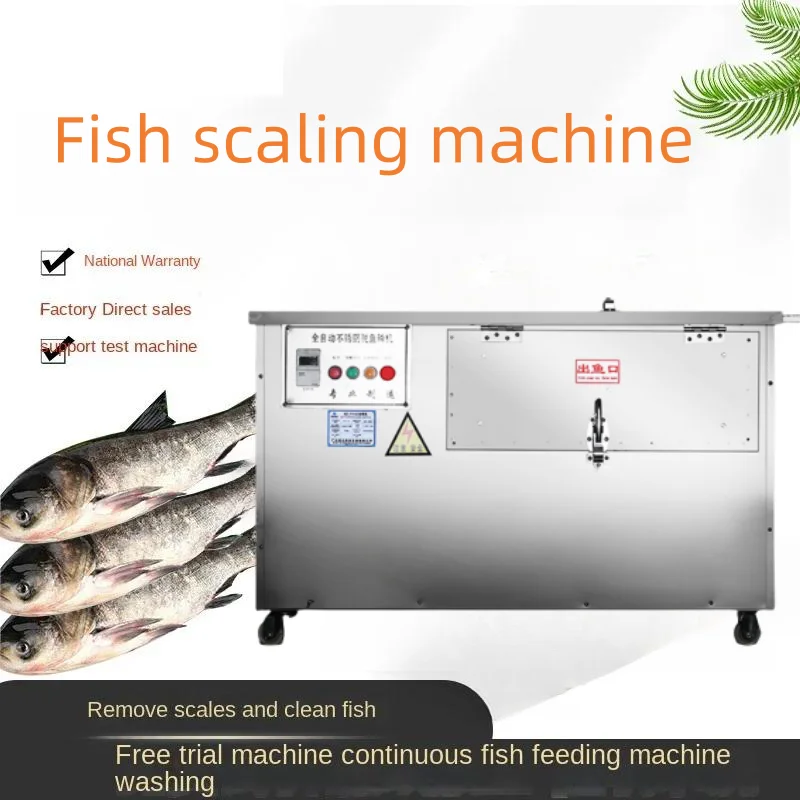 Stainless Steel Fully Automatic Fish Scaling Machine For Hotels And ...