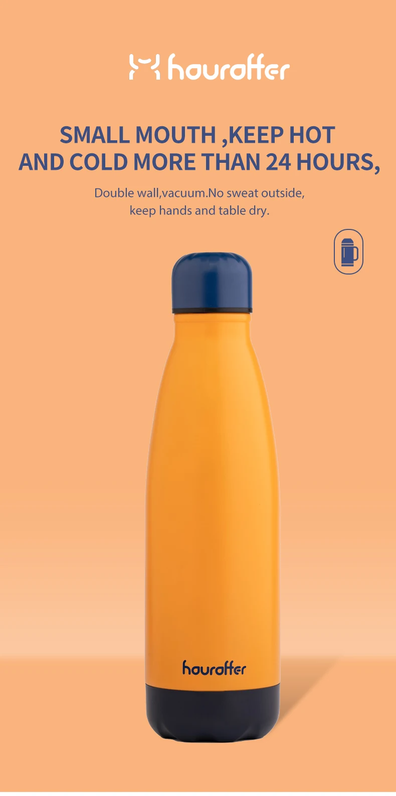 Cola Shape Bottle Gorgeous Electroplating Thermo Flask Stainless Steel ...