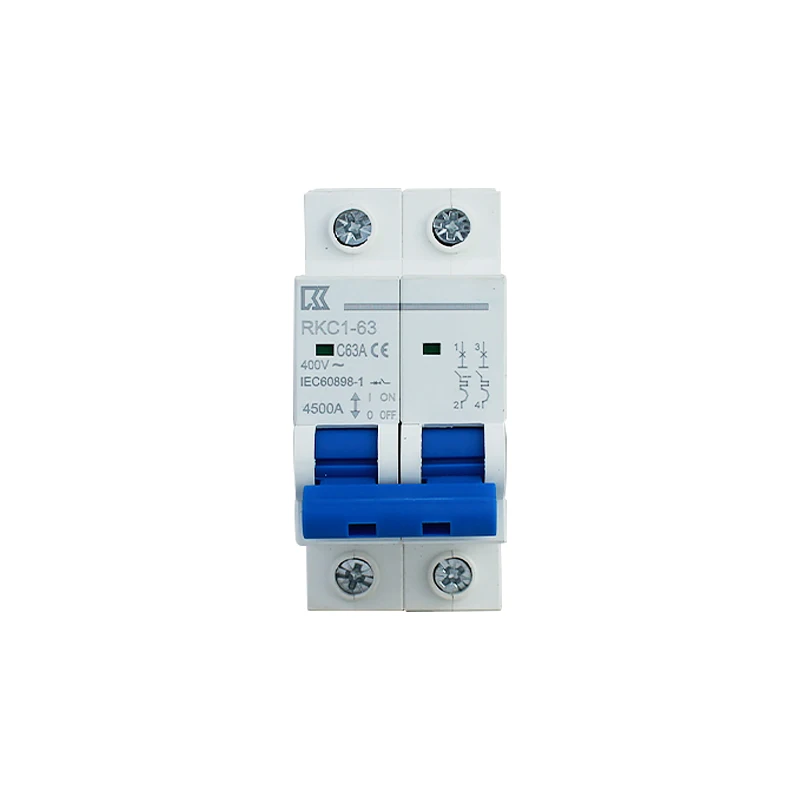 Modular Din Rail 400v 63a 2p Miniature Circuit Breaker Mcb Best Price With 6ka Breaking Capacity ...
