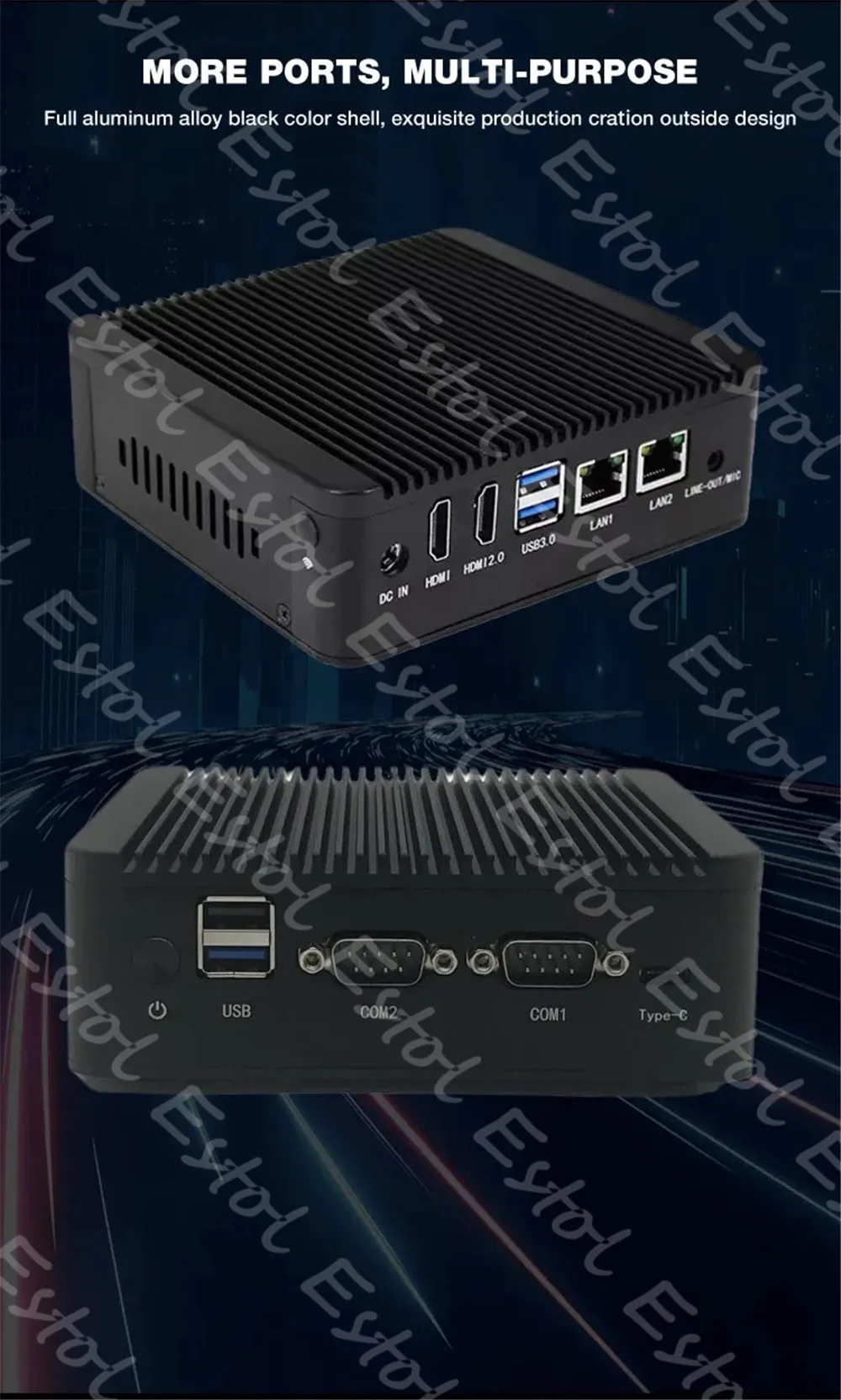 2023 Intel I211 Pxe Boot Mini Server Tpm2.0 High Quality Celeron J4125 ...