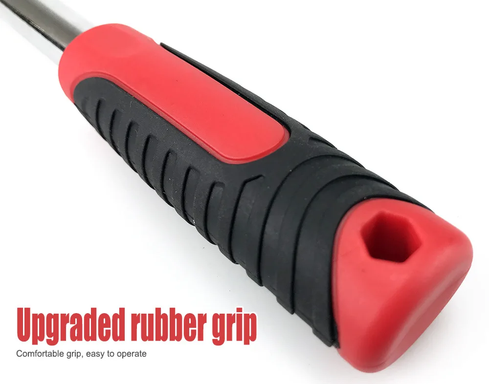 Removable Head Ratchet Wrench Set Shaking Head Wrench 180 Degree Swivel ...