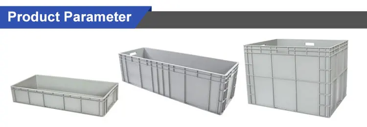 Wholesale Euro Standard Hdpe Material Attached Lid Tote Crate Hard ...