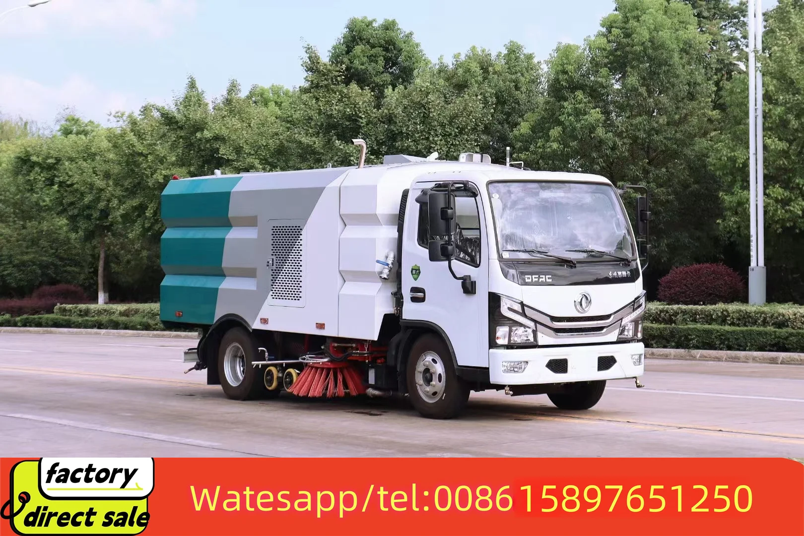 Factory Sale Dongfeng 4*2 Multifunctional Street Road Sweeper Machine ...