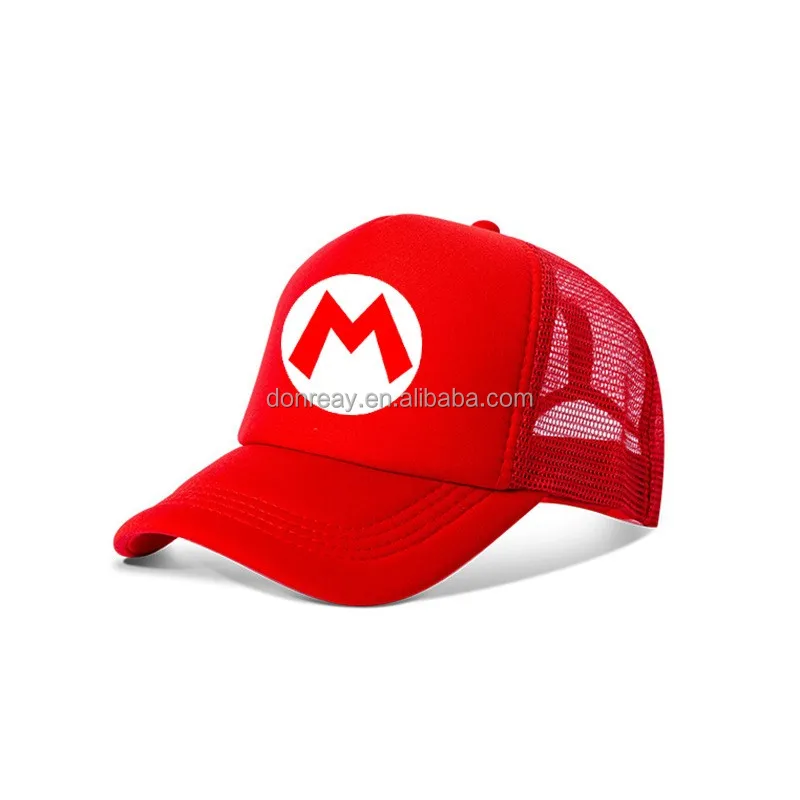 Super Mario Bros. Mesh Hat Kids Size - Buy Super Mario Hats,Baseball ...