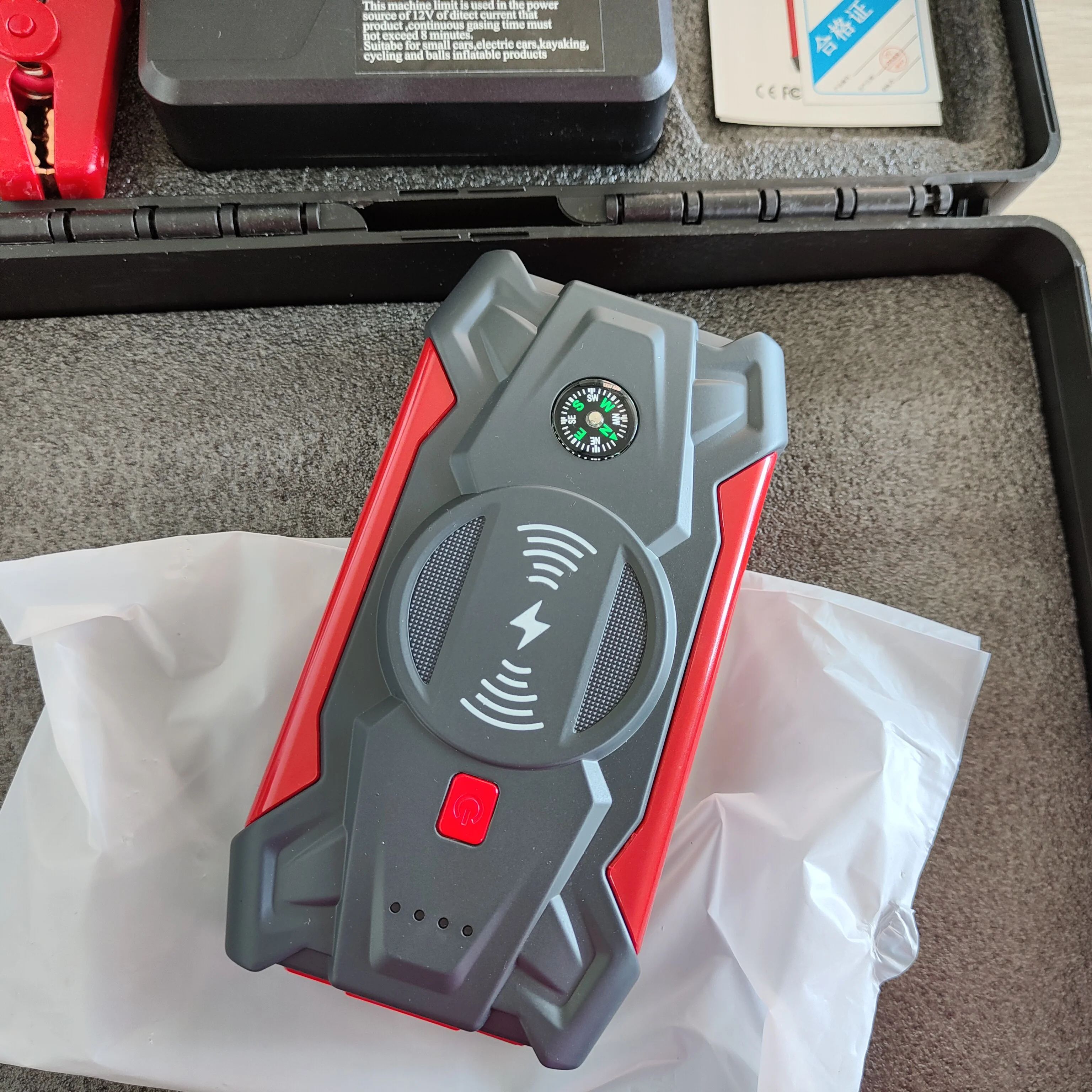 39800mah High Power Car Jump Starter Power Bank / Multi-function Portable 12v Lithium Battery ...