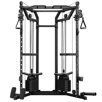 Multi-functional Cable Crossover Gym Equipment Power Cage Squat Rack ...