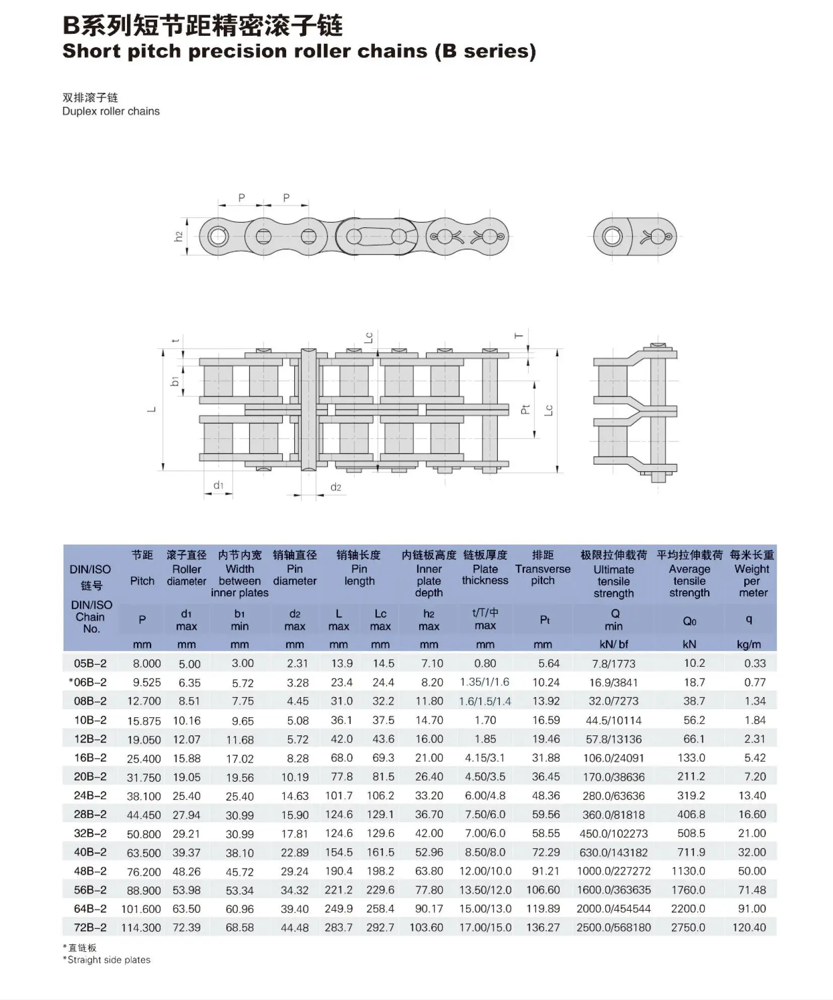 10 Years Mighty Manufactured Driving Chains Short Pitch Precision ...