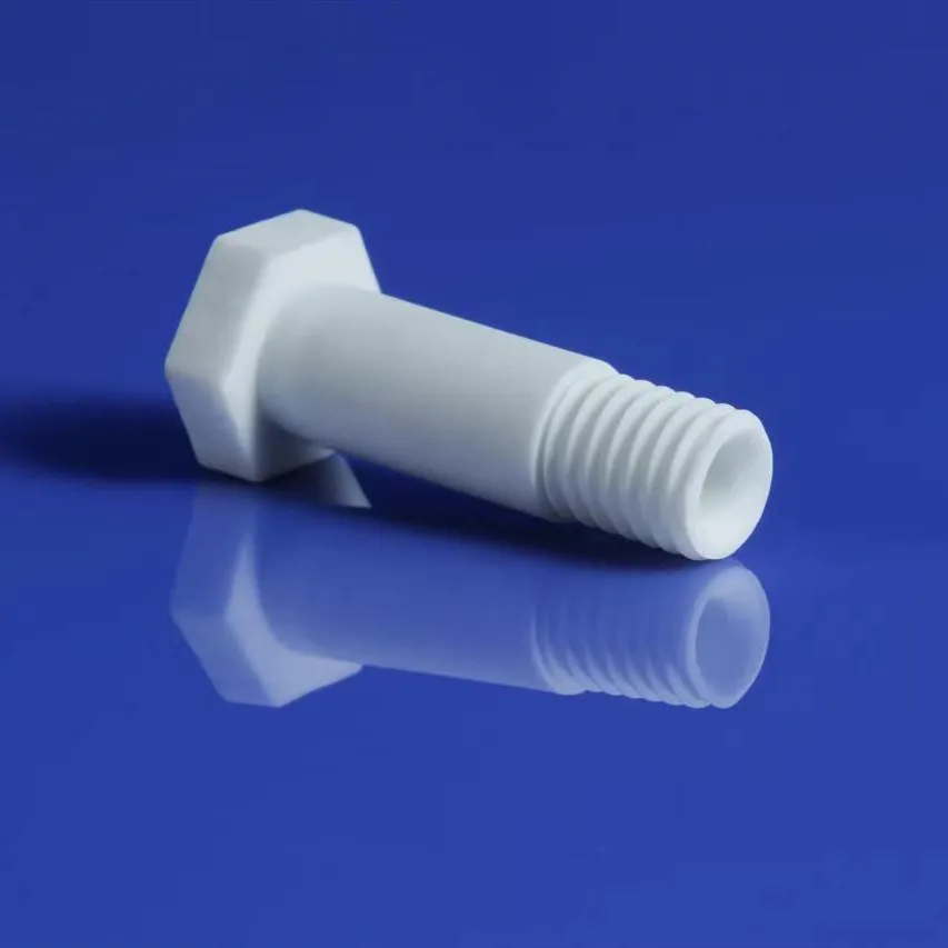 95% Al2o3 Alumina ceramic screw nut and bolt with Electronic high ...