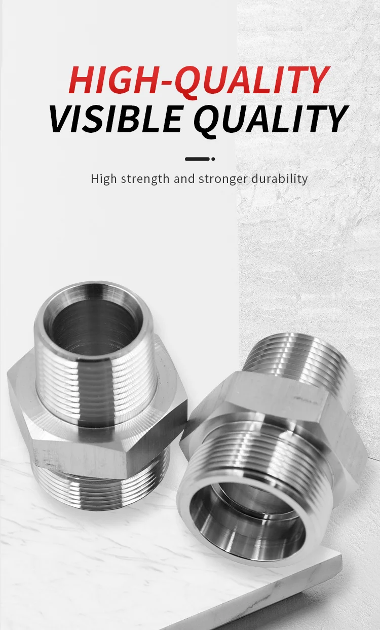 Wholesale Hydraulic Pipe Adapter 1b Straight Male Thread Tube Fittings ...