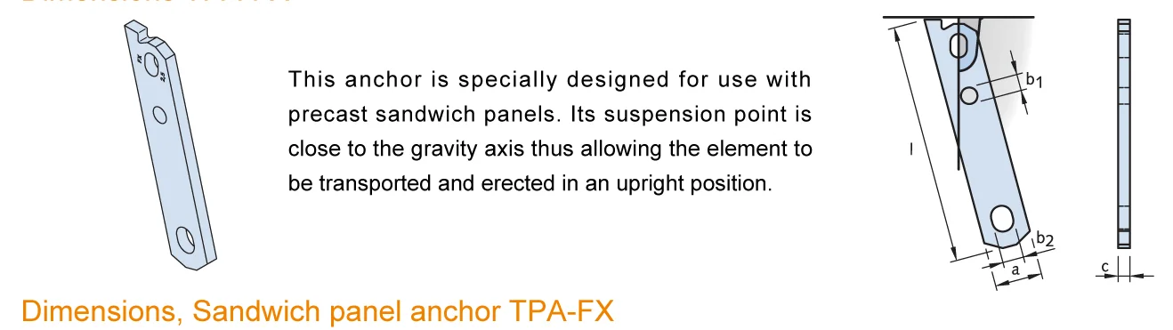 Prefabricated Lifting System Spread Anchor Sandwich Panel Anchor ...