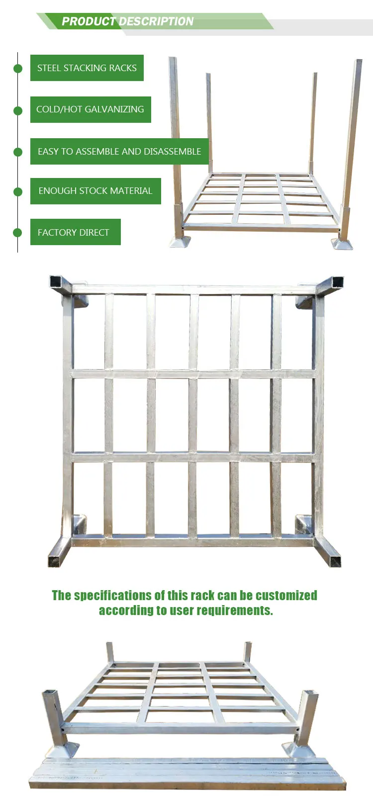 Custom Industrial Warehouse Easily Move Rack Shelf Heavy Duty Rack ...