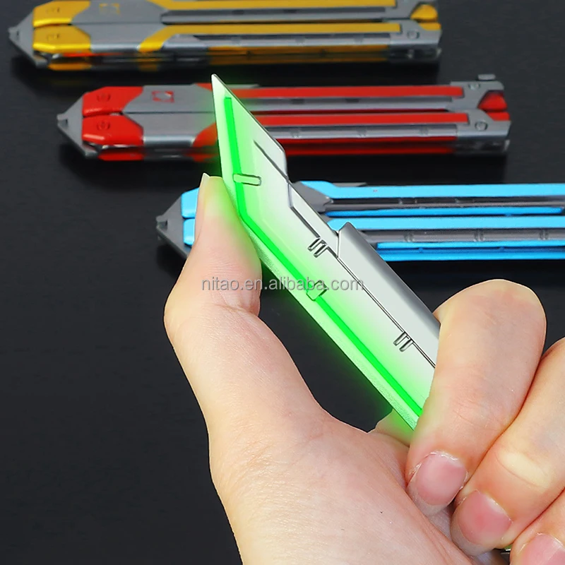 Game VALORANT RGX Fluorescence Toy Butterfly Knife 21cm