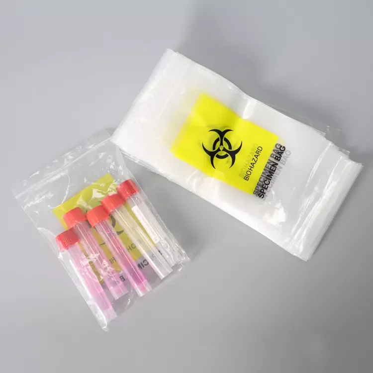 Customized Lab Biodegradable Biohazard Specimen Transport Bags For ...