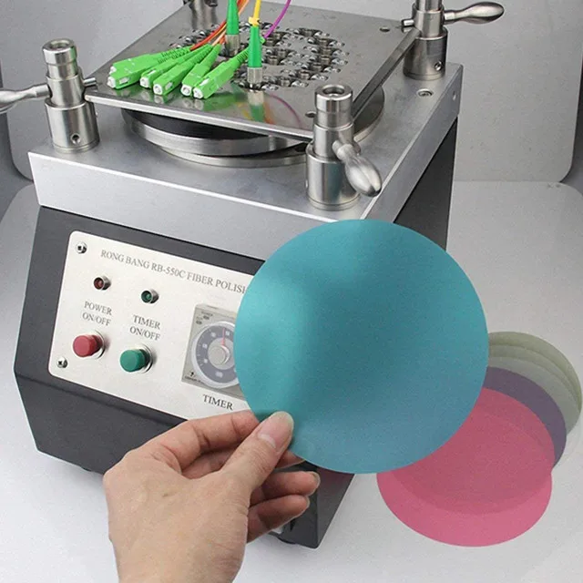 50 Pack Fiber Optic Connector Polishing Paper - NTTAT