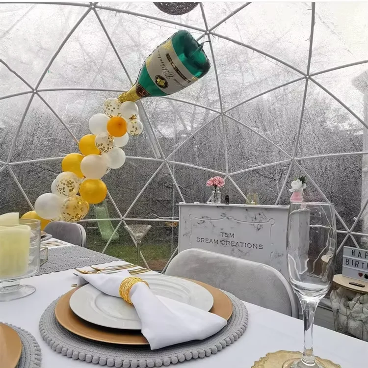 Economical Transparent PVC Star Dome Tent for Outdoor Camping