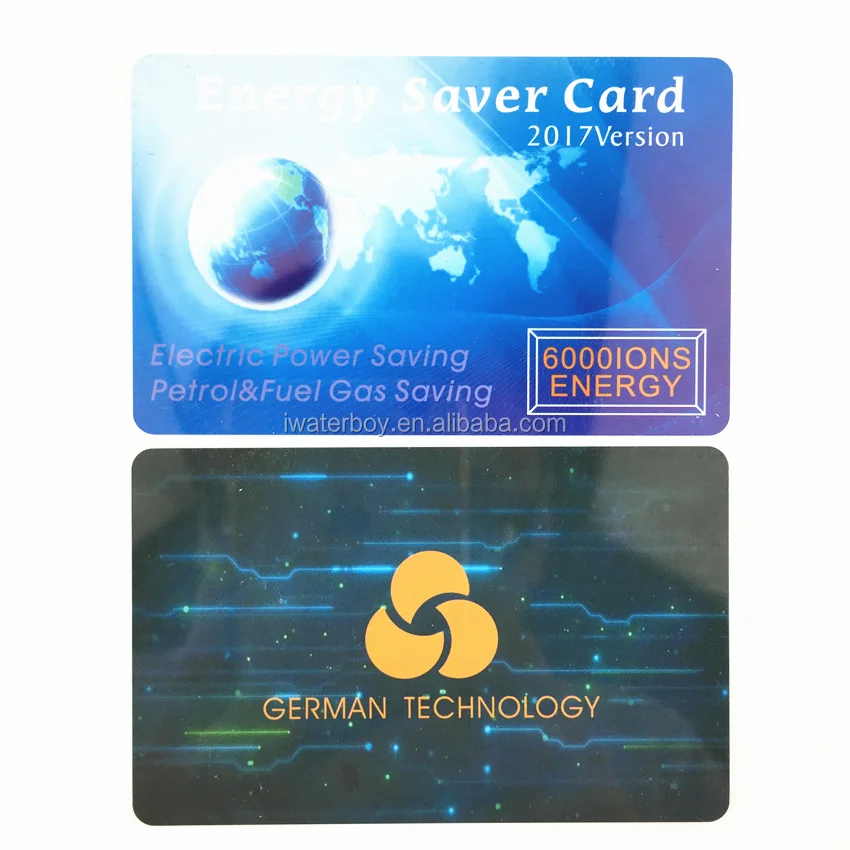 Customized 20000 Negative Ions Terahertz Electric Power Energy Saving Card