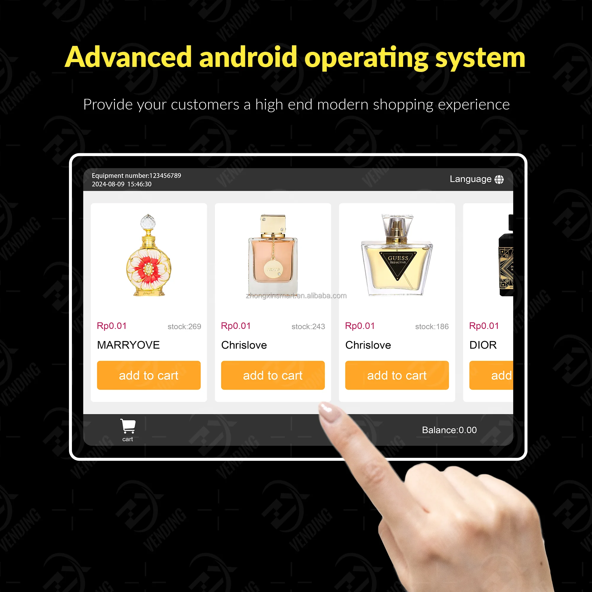 Smart Cologne Vending Machine - Wall Mounted Perfume Sprayer