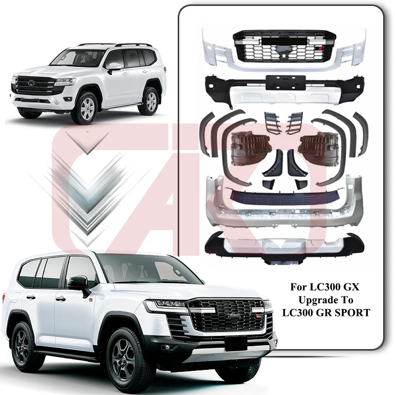 Lc300 Gr Kit Bumper Facelift Upgrade Body Kit For Land Cruiser 300 Gx ...