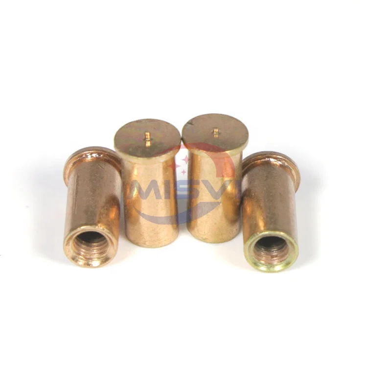 Copper Carbon Steel M6 M8 M10 Internal Thread It Type Welding Studs ...