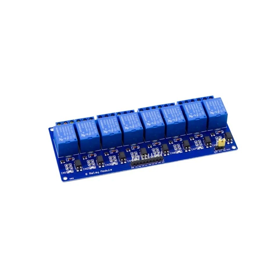 8 Channel Relay Module 5V 12V 24V Optocoupler Isolation Relay Module ...