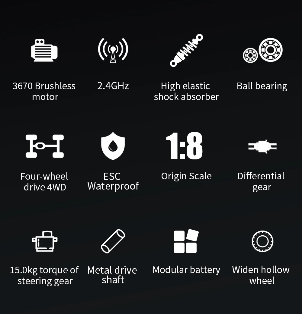 Professional Hoshi N518 Rc Car 4wd 1/8 Scale 100km/h Rc Brushless ...