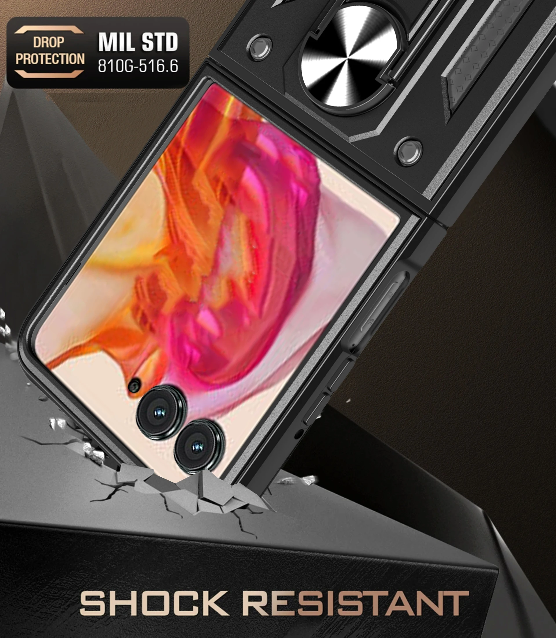 Launch Armor Slide Window Push Full Camera Lens Protection Ring Phone ...