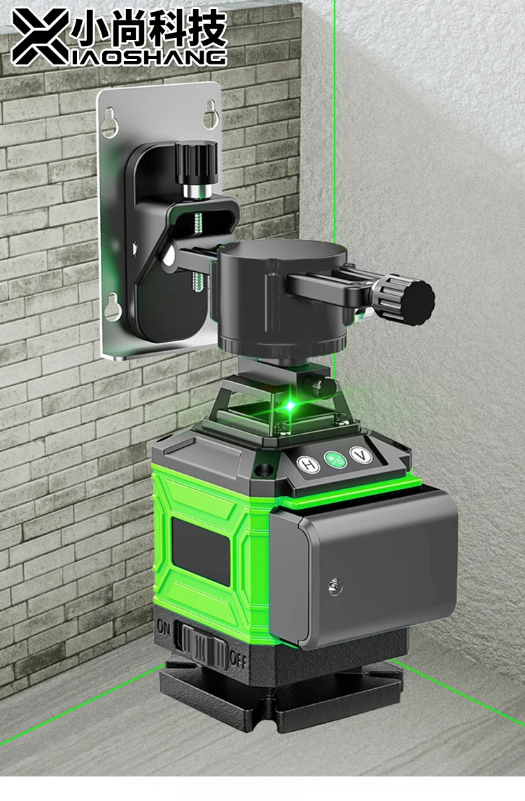 4d Self Leveling 360 Rotary 16 Line Green Laser Level 12 Line Laser ...