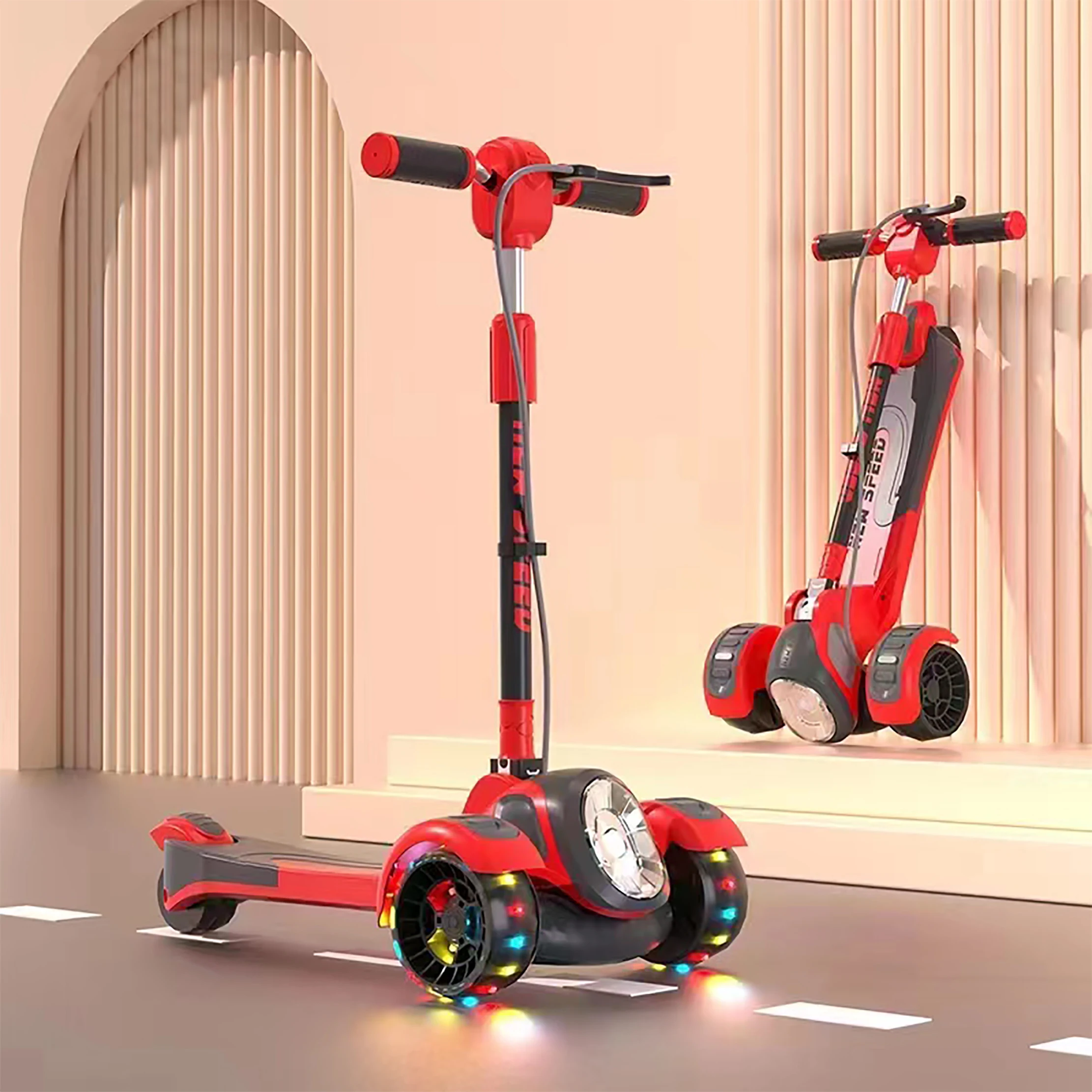Girls Age 6 Toy Flicker Kick Scooter for Children