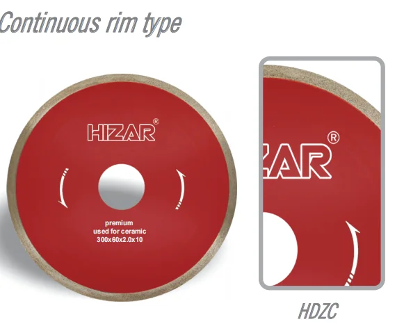 Hizar Hdzc Porcelain/ceramic/glass Saw Blade - Buy Ceramic Cutting ...