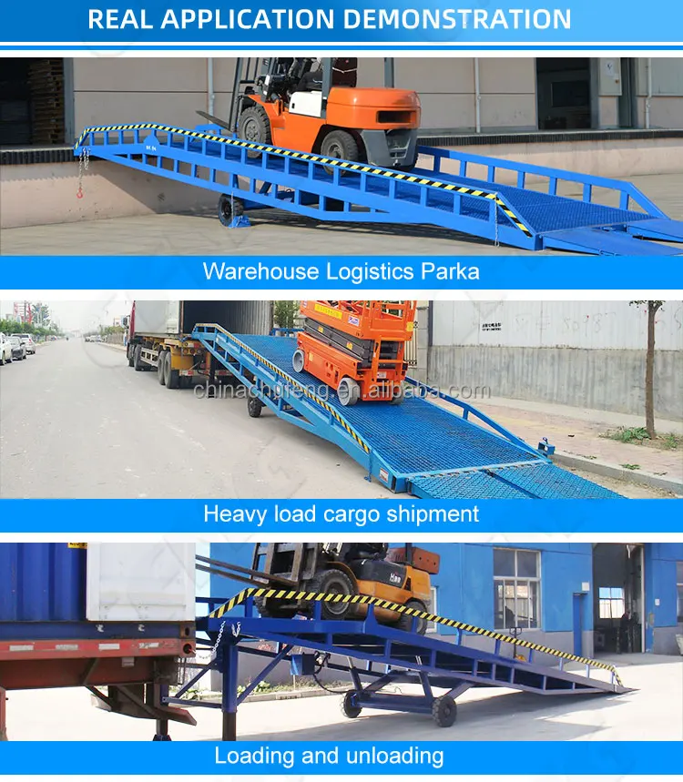 Mobile Dock Leveler Warehouse Truck Loading Unloading Bay Container ...