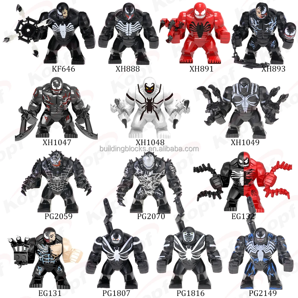 Venom&carnage Plastic Movie Super Heroes Riot Thanos Mini Action Figure ...