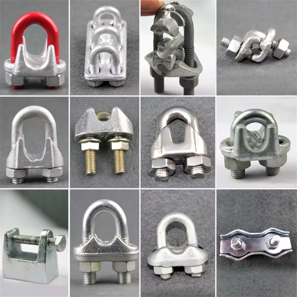Wire Rope Clips Fist Grip HG 3/16-1/4" Fist Grips(cable Clamps ...