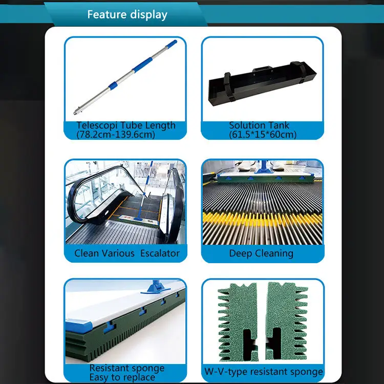 MLEE-ES600 Escalator Scrubbing Tool - Compact & Efficient
