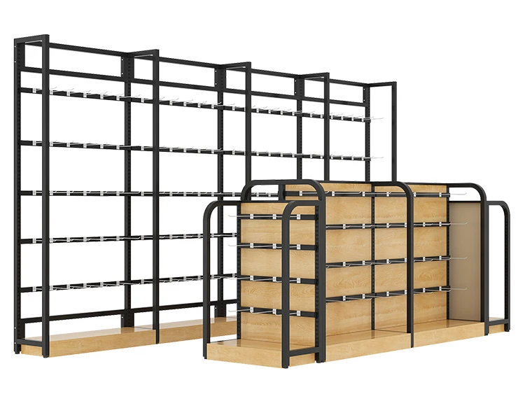 Supermarket Hook Retail Display Racks Metal Display Shelf showcase ...