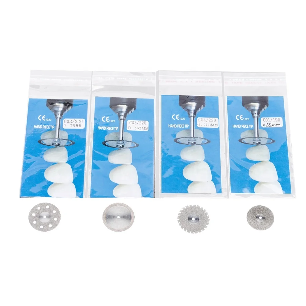 Dental Ultra-thin Double Sided Grit Diamond Cutting Disc Disks For ...