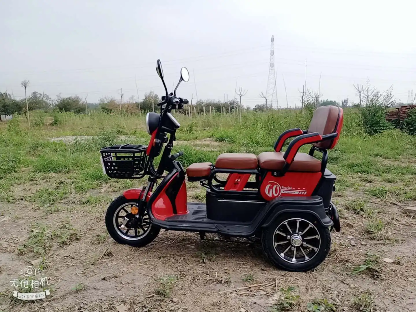 2023 E Tricycle - Inverted Reverse Three Rounds Electric Trikes